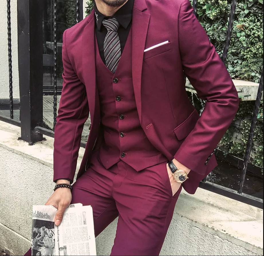 Terno Slim Fit Burdeo – Garü Formal - Sitio Oficial