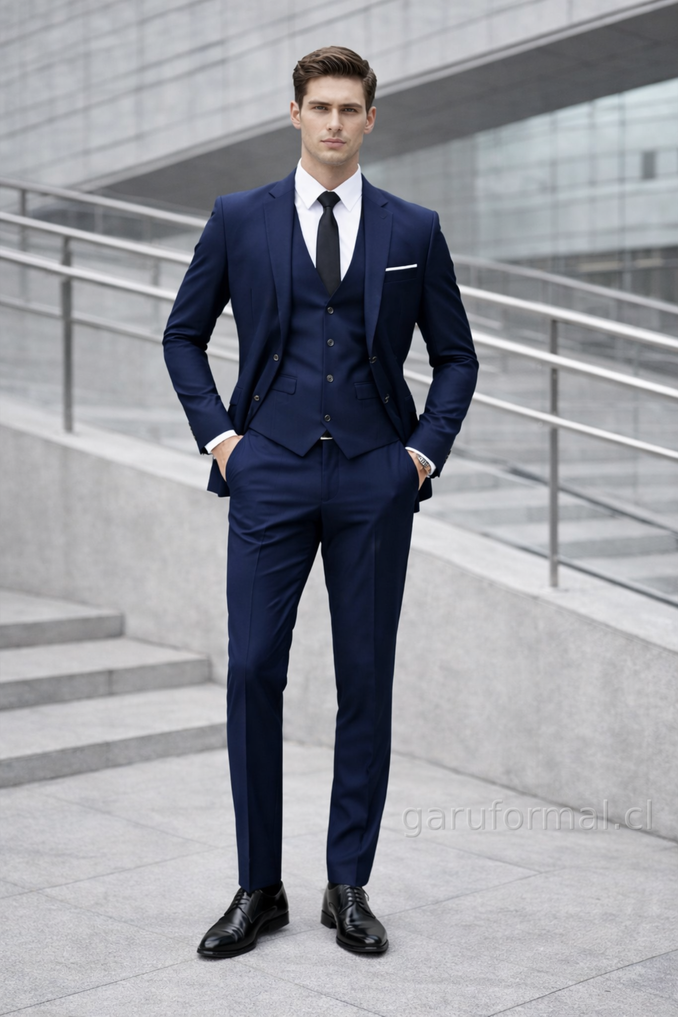Traje Slim Fit Azul – Garü Formal - Sitio Oficial