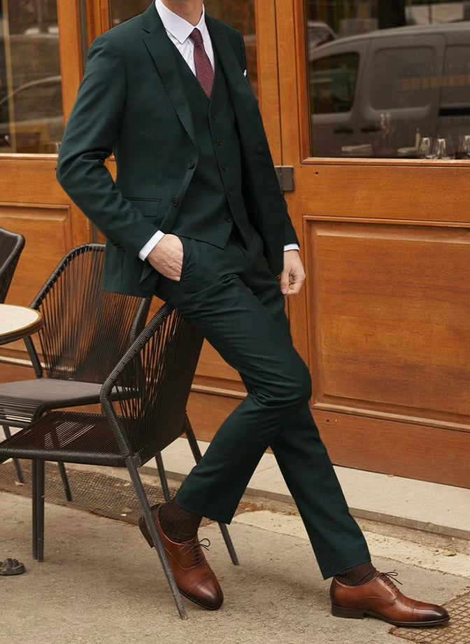 Terno Slim Fit Verde Botella – Garü Formal - Sitio Oficial